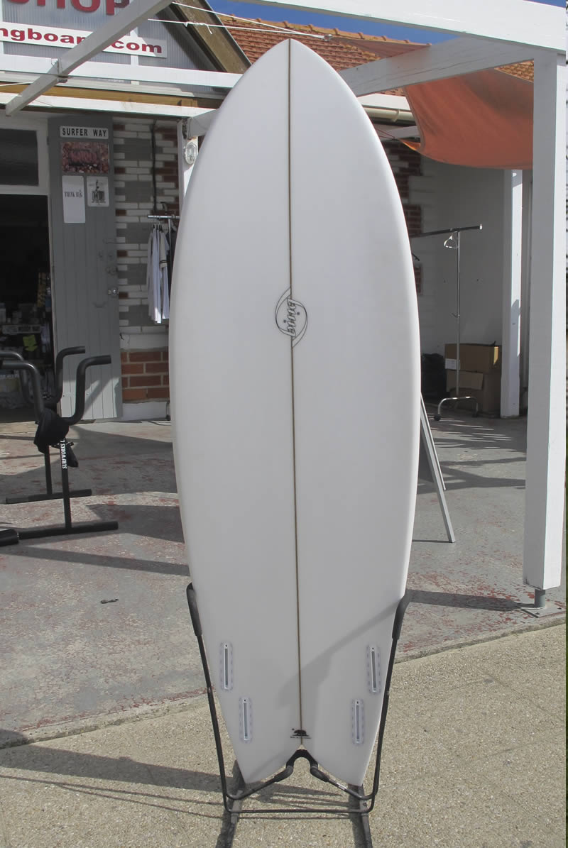 BING Quad Fish surfboard shaped by Californian Shaper : FOR SALE AT ...
